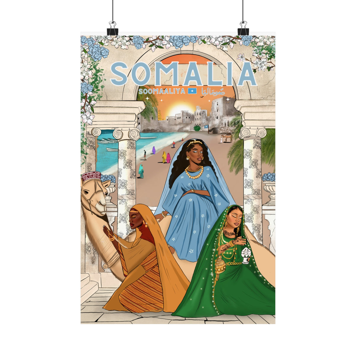 Princesses of Somalia - Matte Vertical Posters – Hanan's Corner