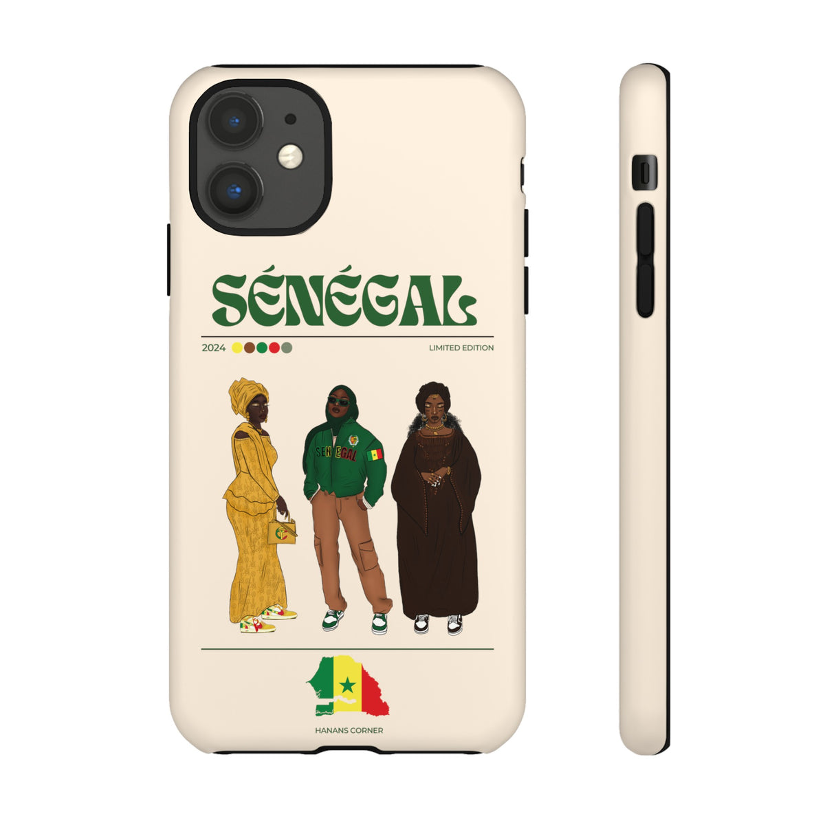 Senegal x Streetwear - Phone Case – Hanan's Corner