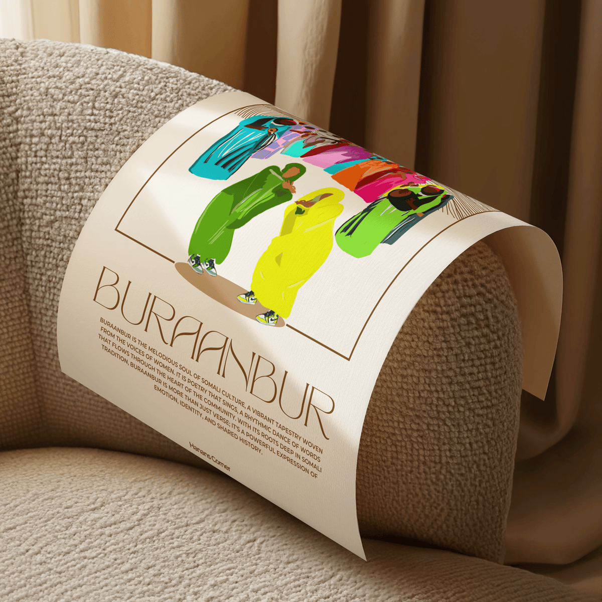 Buraanbur - Matte Vertical Posters – Hanan's Corner