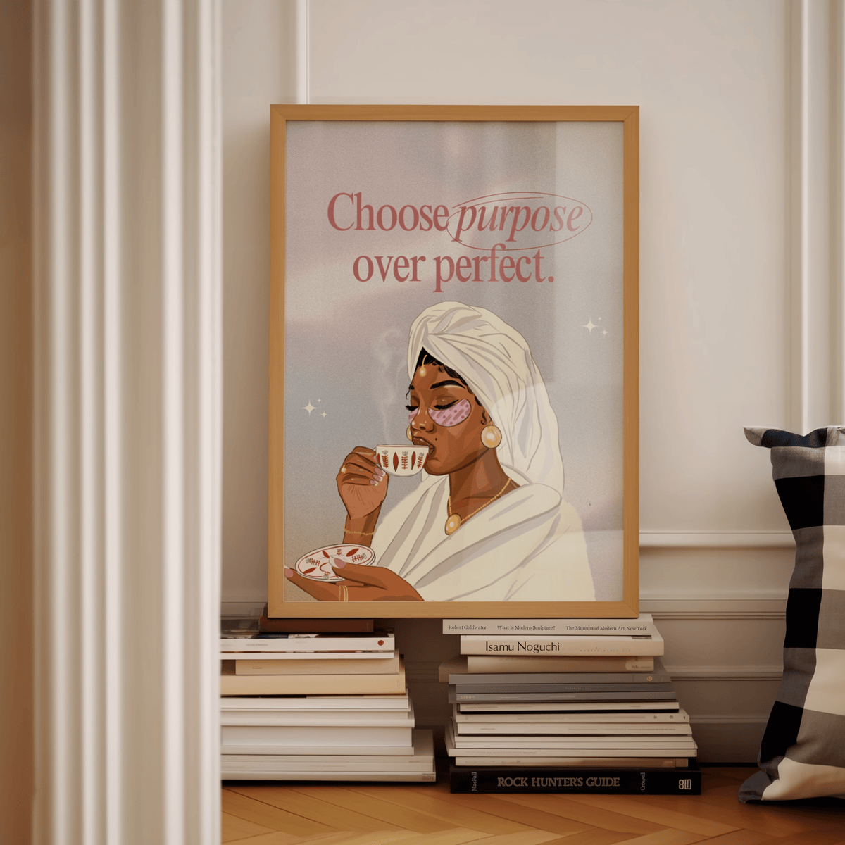 Choose Purpose Over Perfect - Matte Vertical Posters – Hanan's Corner